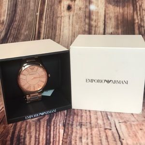 emporio Armani Accessories | Nwt Skeleton Automatic Mens Watch | Poshmark